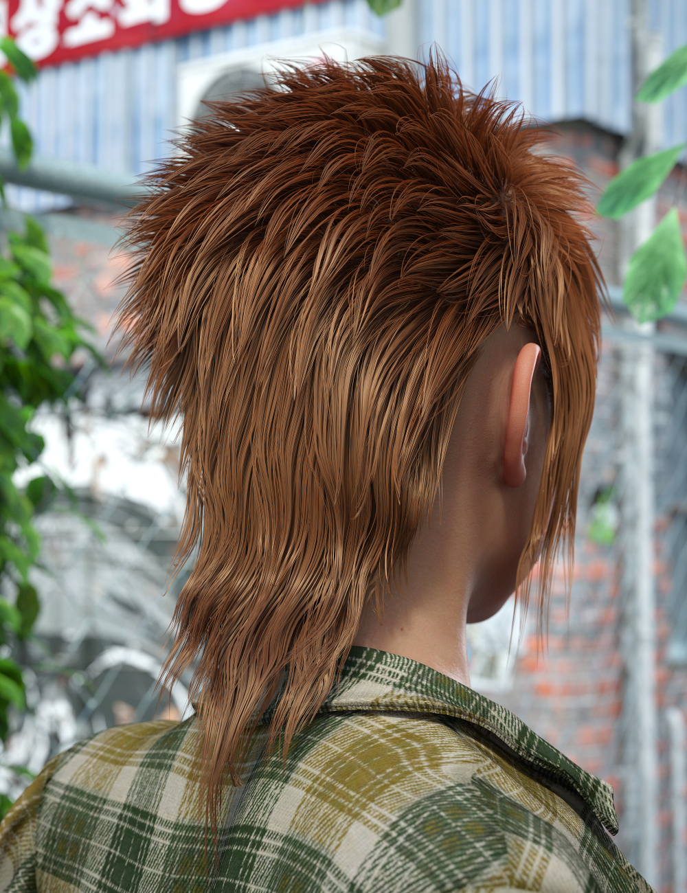 dForce Mod Punk Hair for Genesis 8 Females | Daz 3D