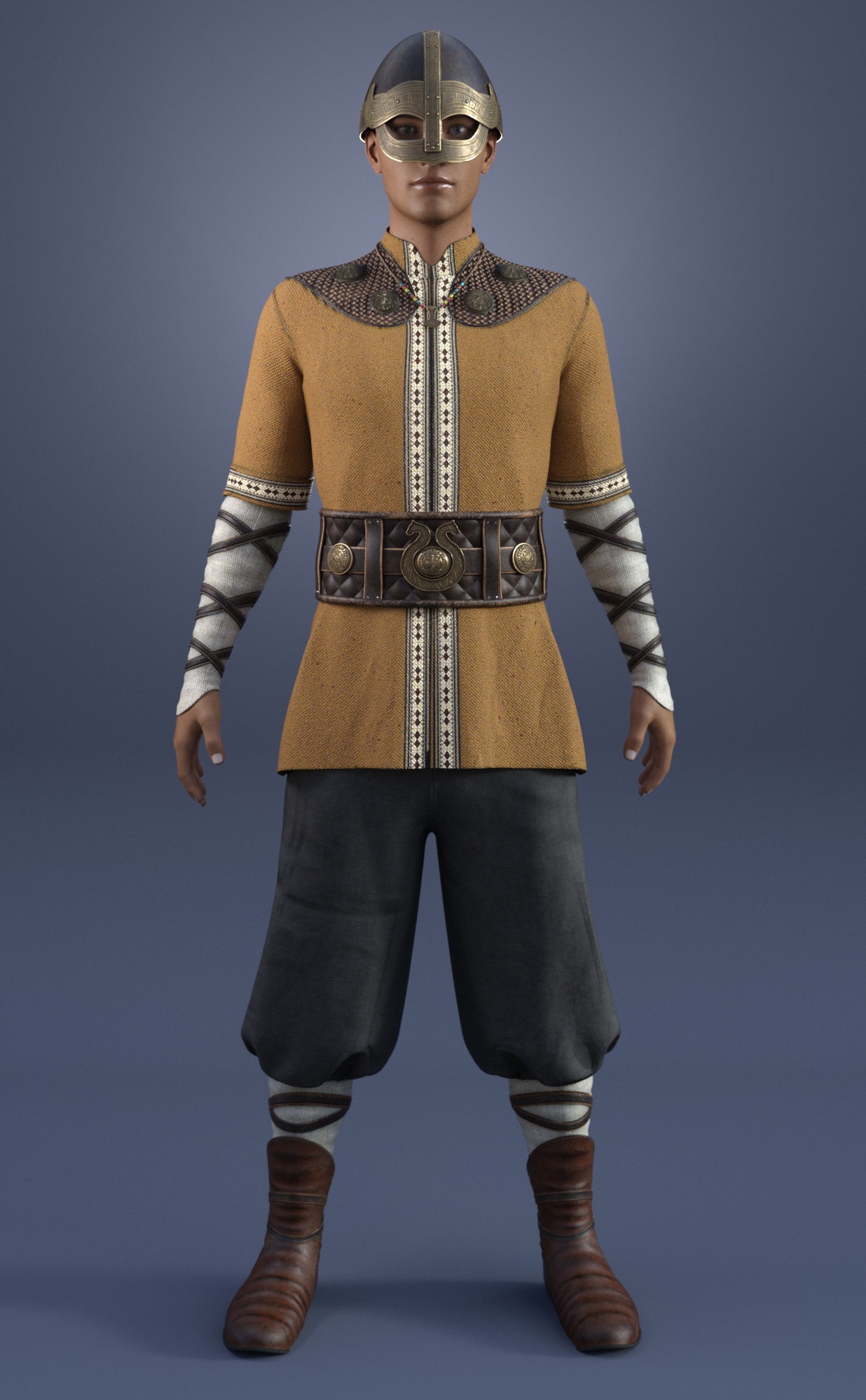 Viking Commoner Outfit Textures | Daz 3D