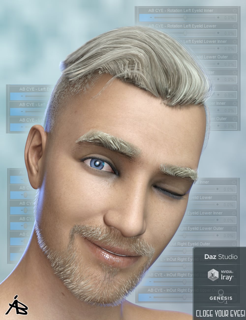 AB Close Your Eyes! Bundle (MR) | Daz 3D