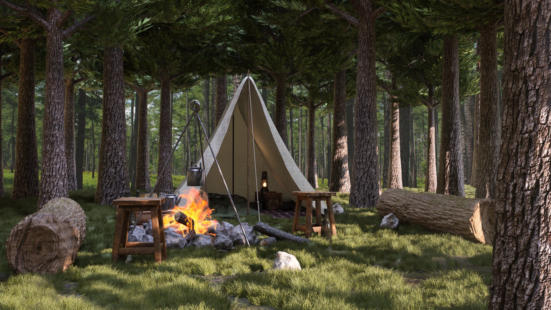 Camping Time | Daz 3D