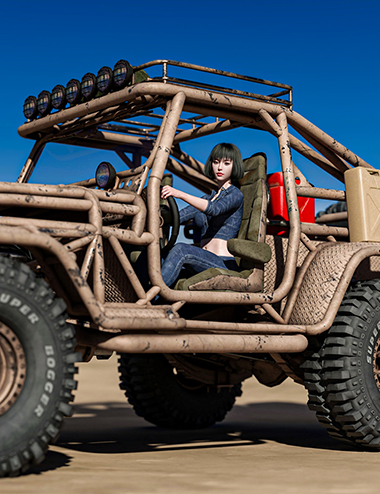 Snake Wrangler Truck Poses for Genesis 8 and 8.1 | Daz 3D