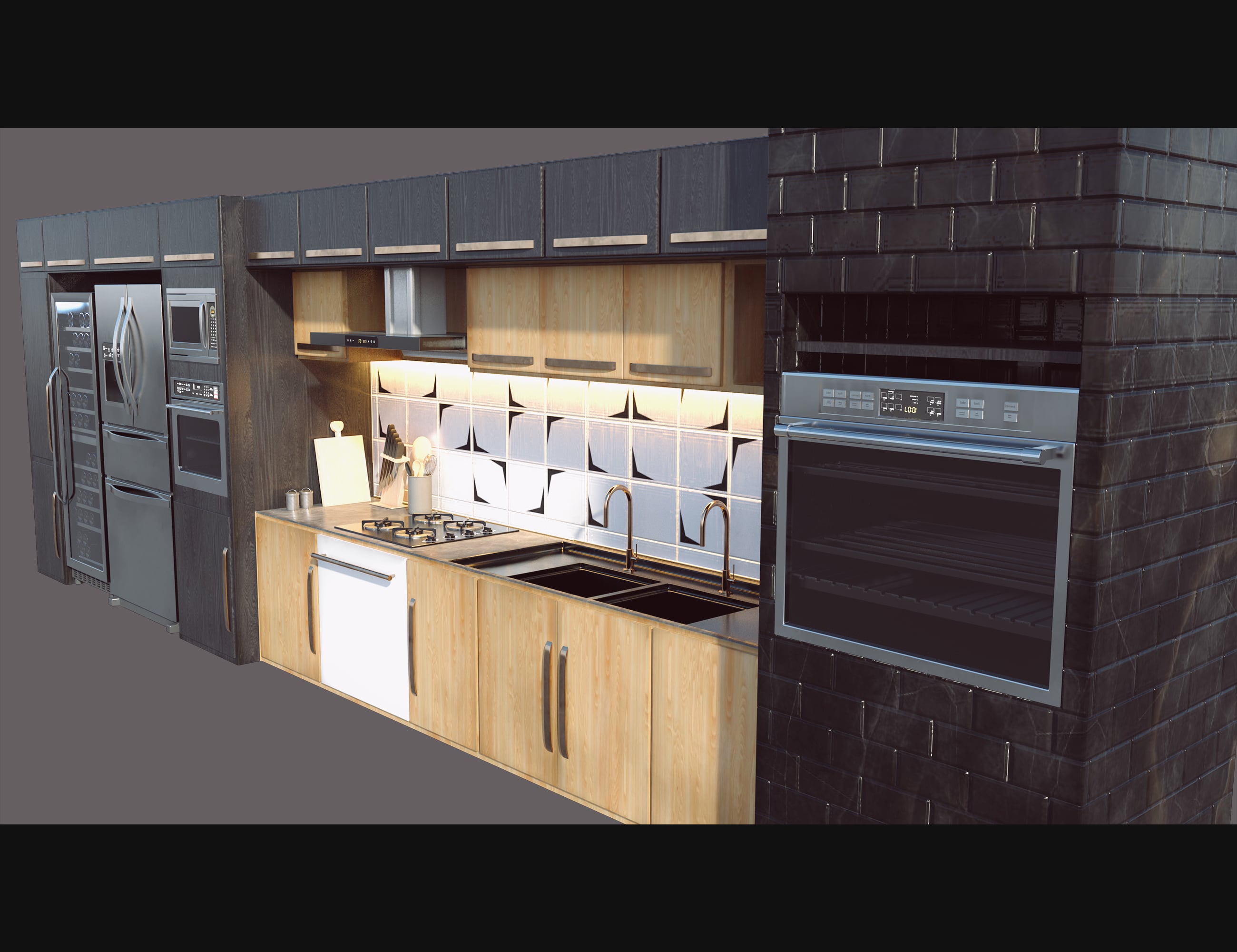 Cecilia House Kitchen Props | Daz 3D