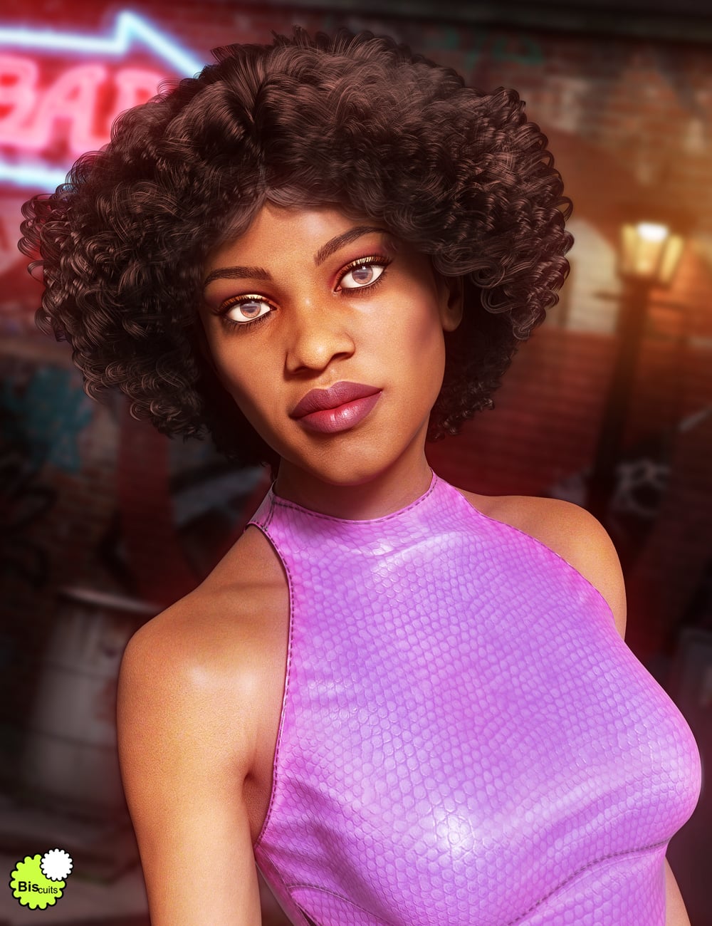 Biscuits Aggie Hair for Genesis 8 Female | Daz 3D