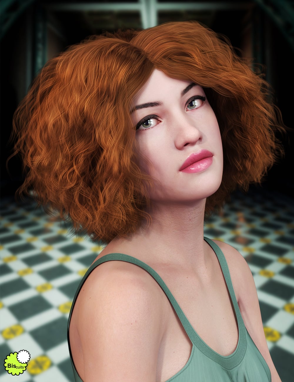 Biscuits Aggie Hair for Genesis 8 Female | Daz 3D