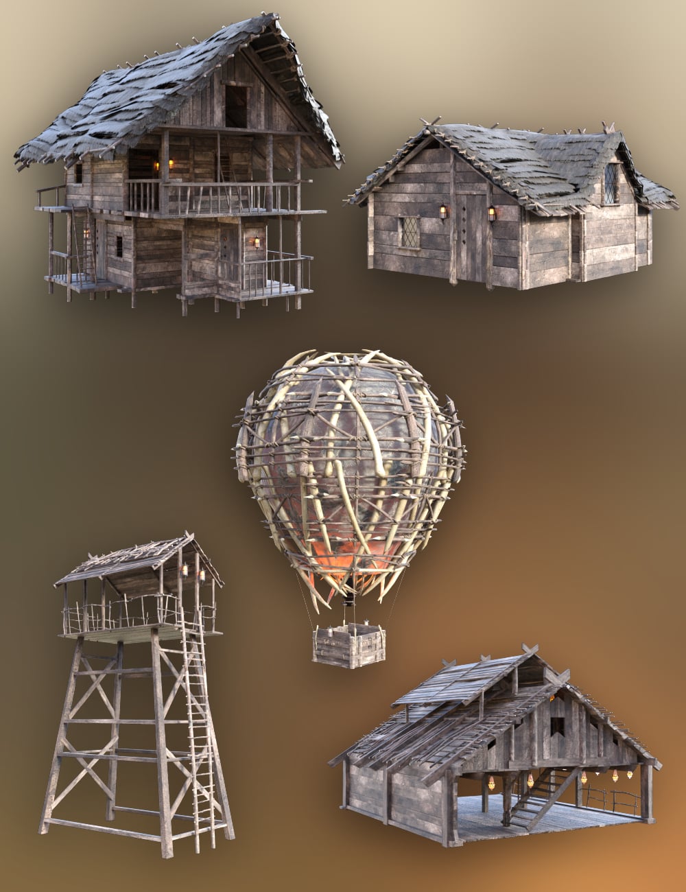 Fantasy Structures | Daz 3D