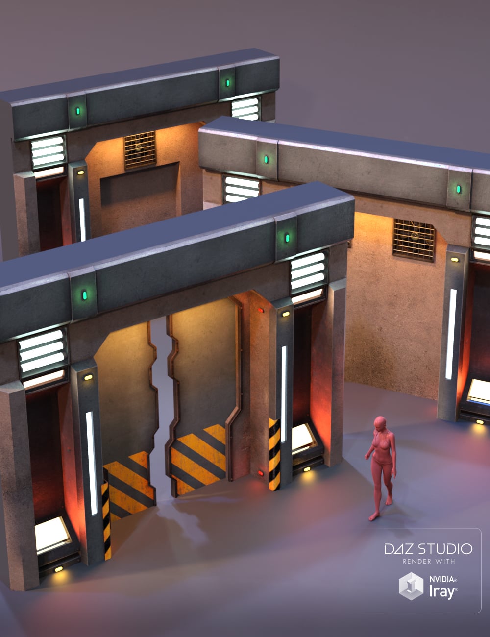 AER Mecha and Robot Modular Repair Bay | Daz 3D