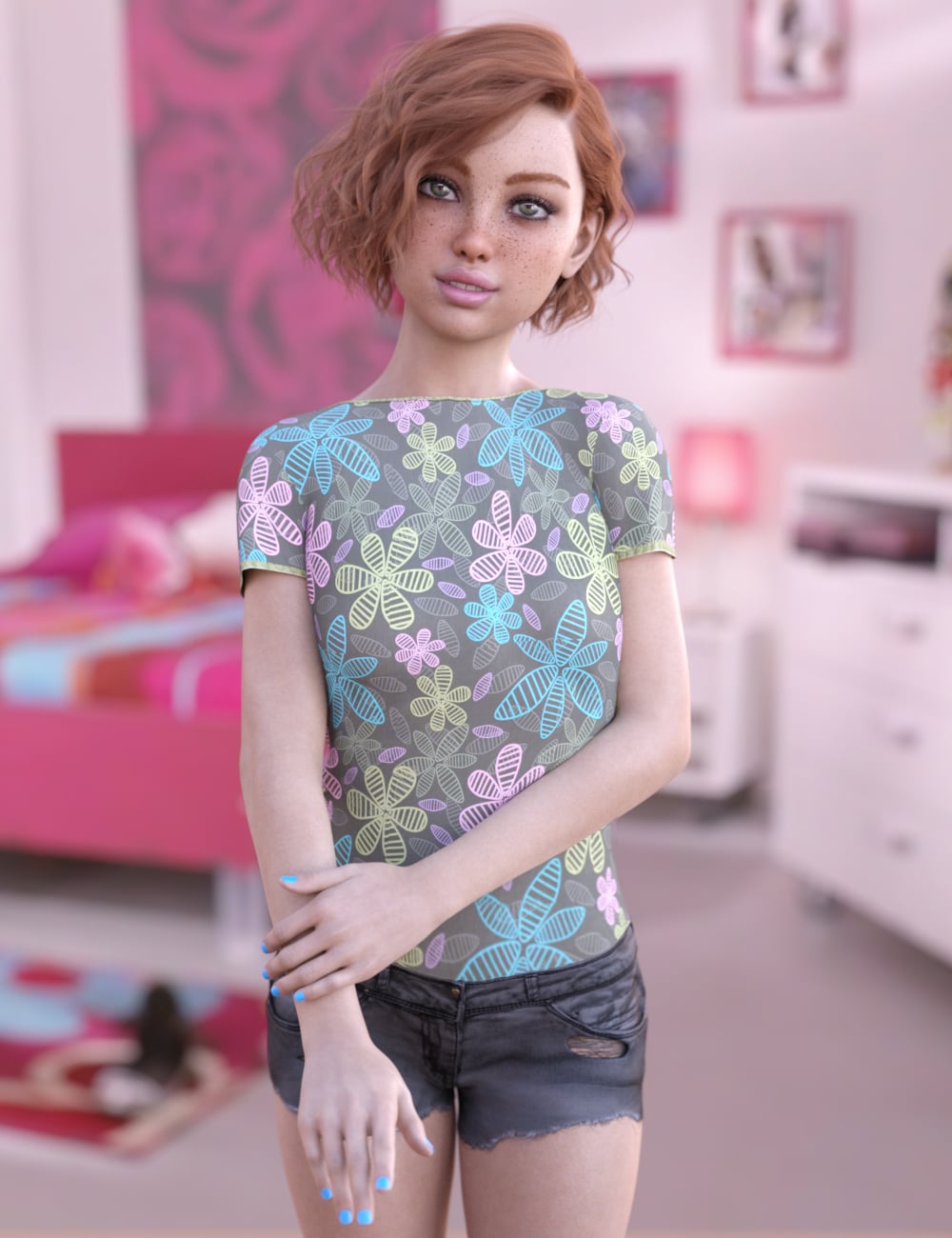 Bitsy For Genesis 8 Female - Free Daz 3D Models