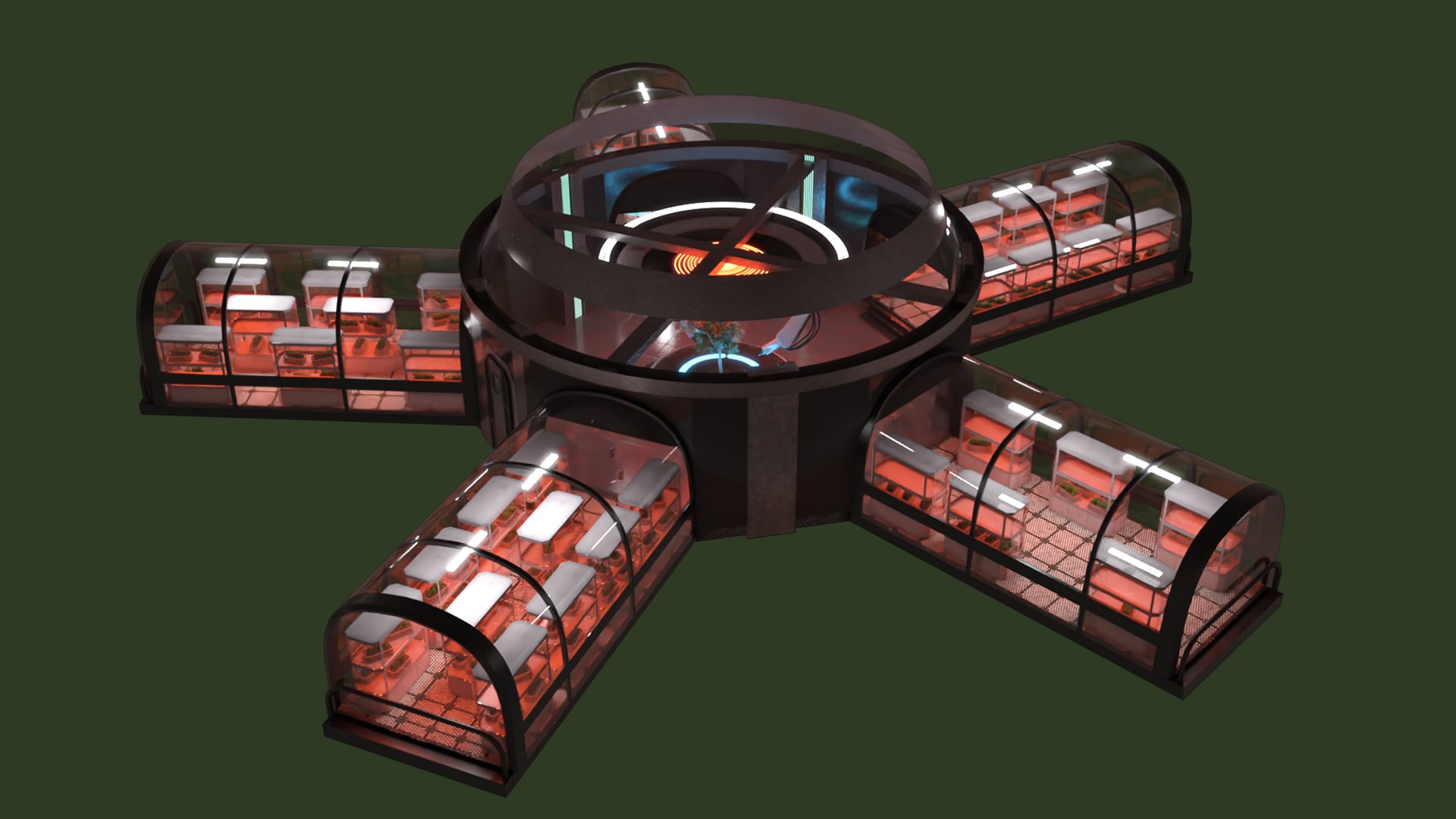 Scifi Plantation Lab Daz 3d