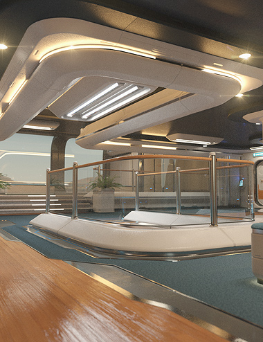 Observation Deck - Sci-Fi Environment | Daz 3D