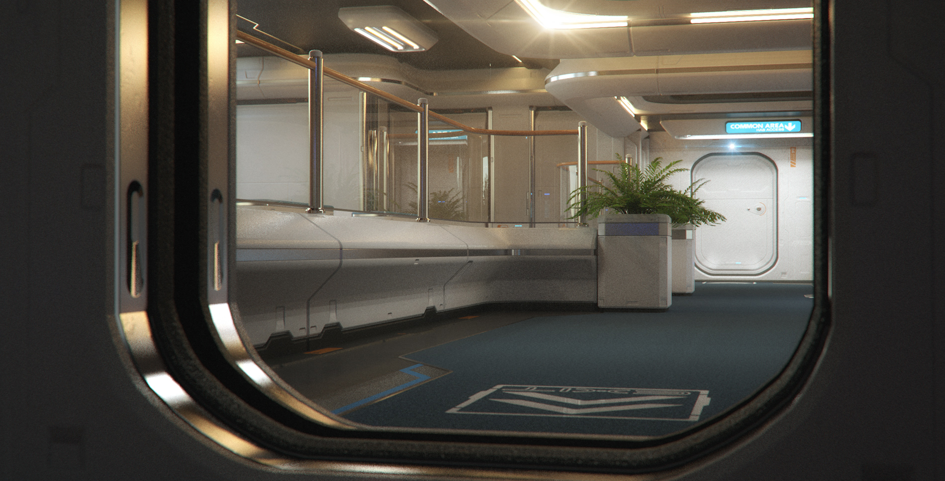 Observation Deck - Sci-Fi Environment | Daz 3D