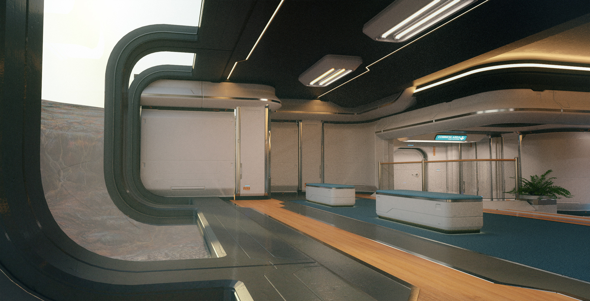 Observation Deck - Sci-Fi Environment | Daz 3D
