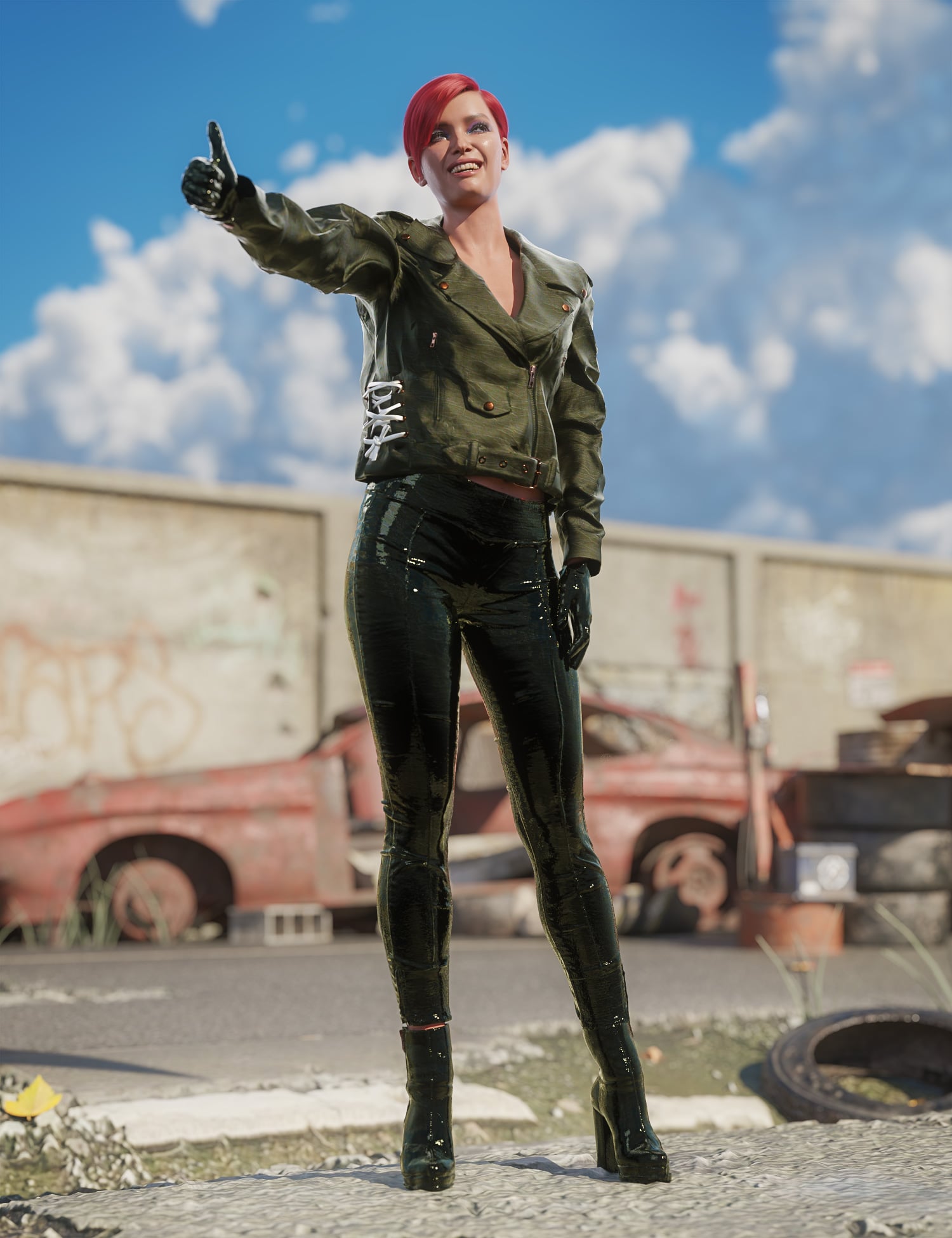 Road Rash for Genesis 8 and 8.1 Females | Daz 3D