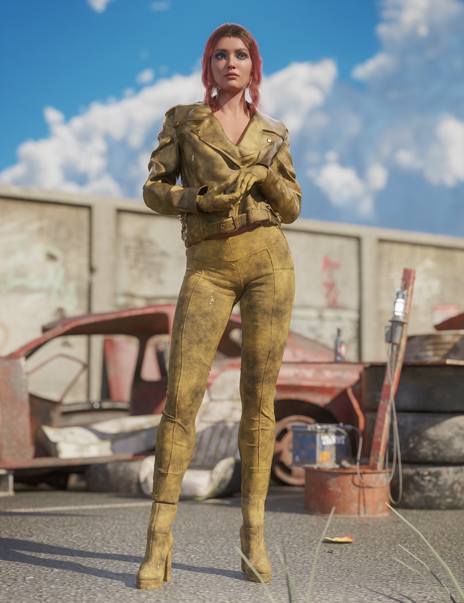 Road Rash for Genesis 8 and 8.1 Females | Daz 3D