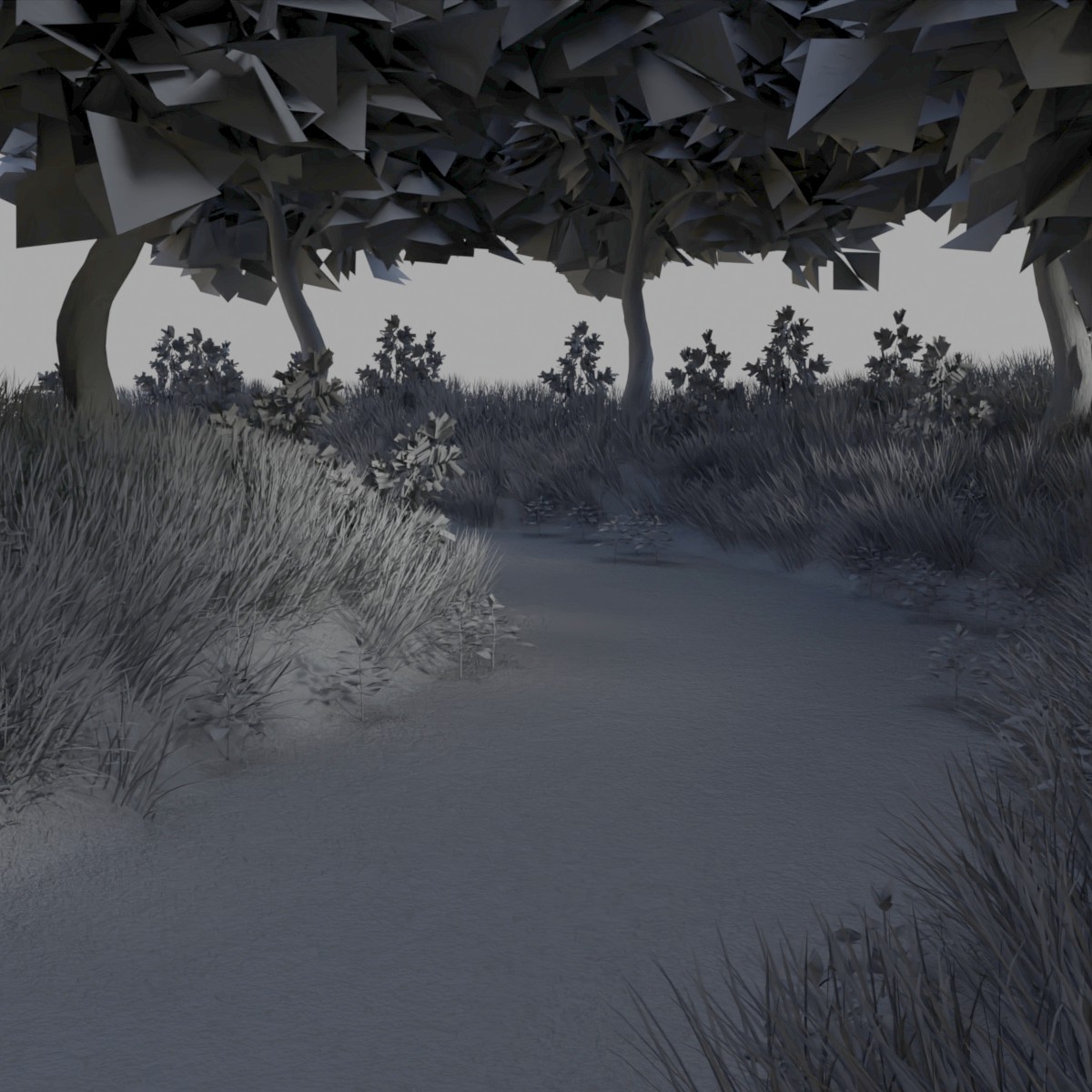Path Between the Trees | Daz 3D