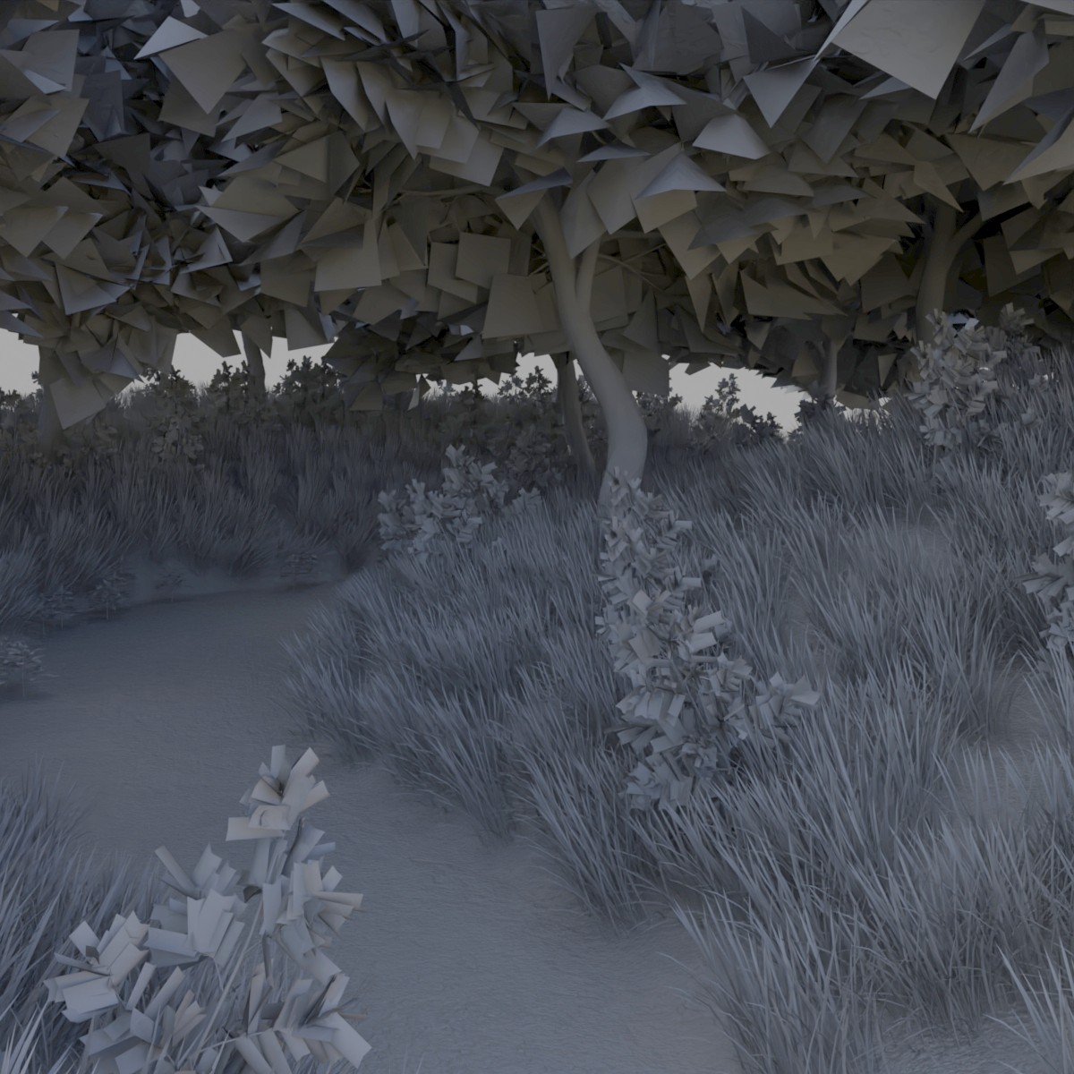 Path Between the Trees | Daz 3D