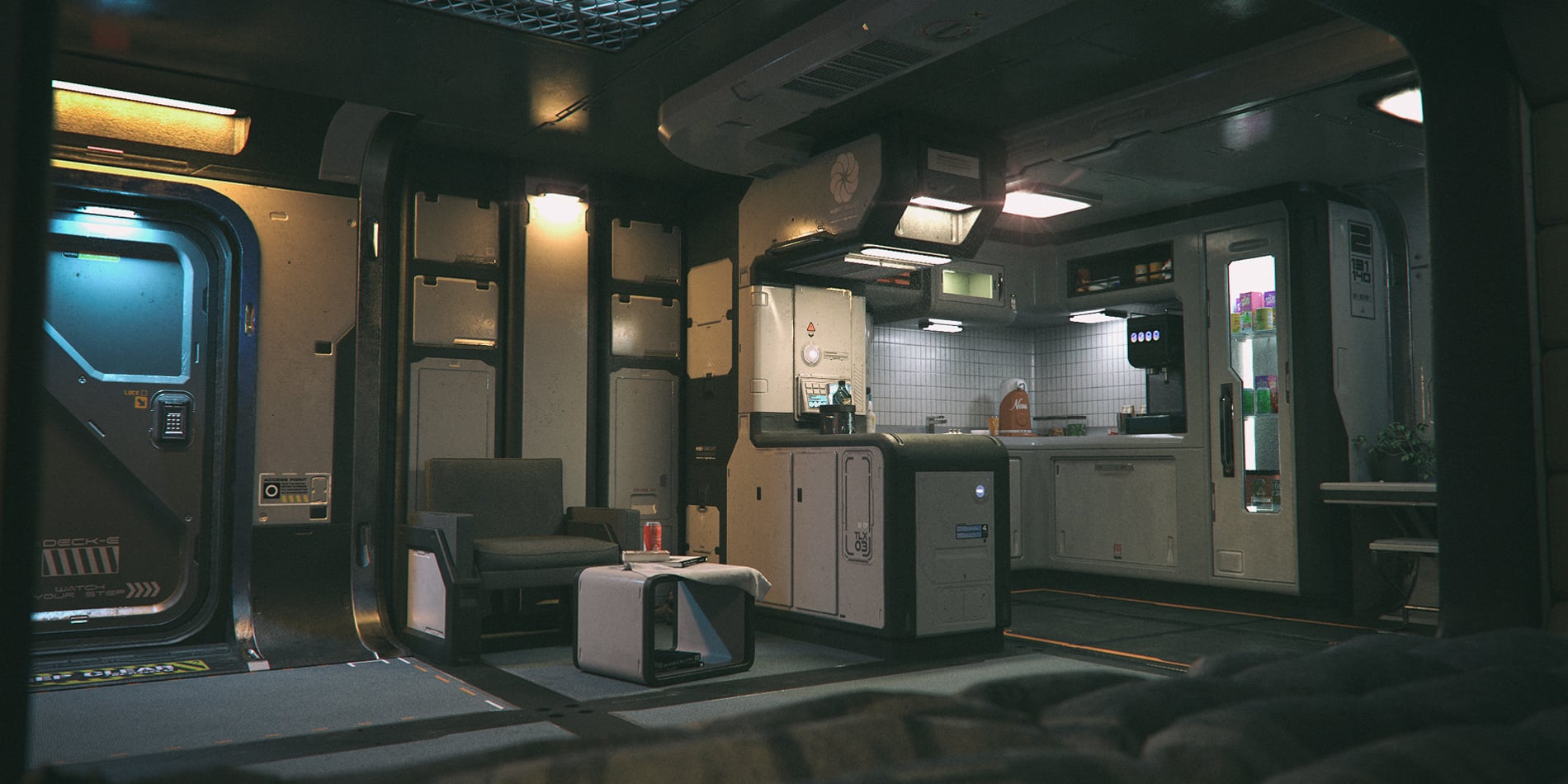 HAB - Sci-Fi Living Quarters | Daz 3D