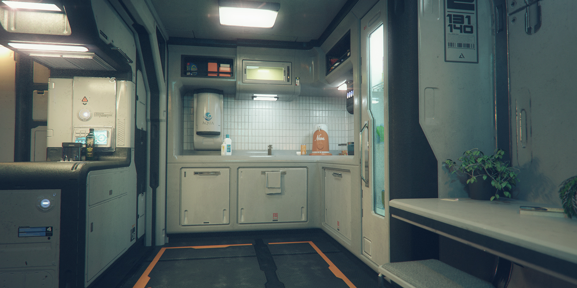 HAB - Sci-Fi Living Quarters | Daz 3D