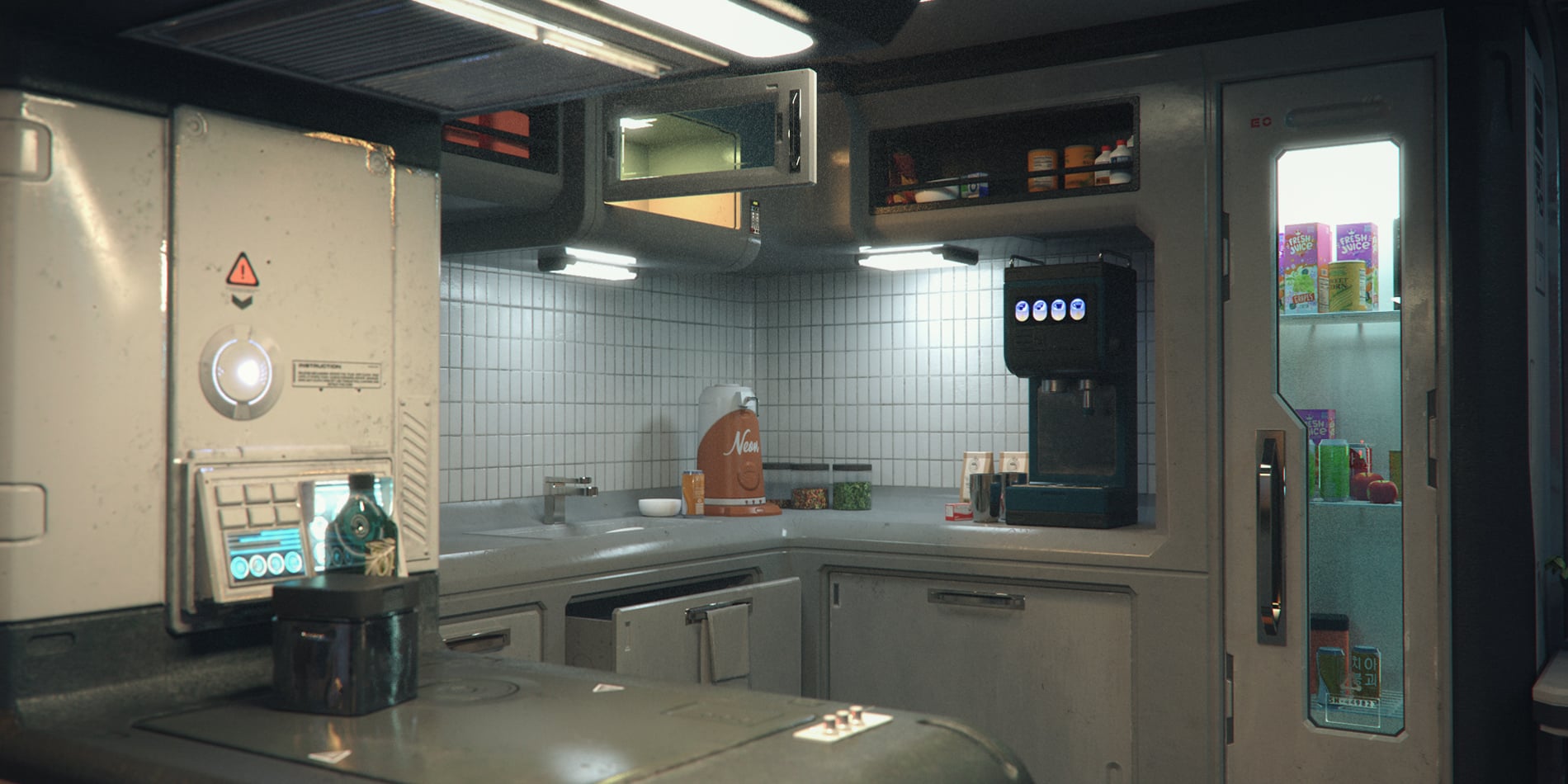 HAB - Sci-Fi Living Quarters | Daz 3D