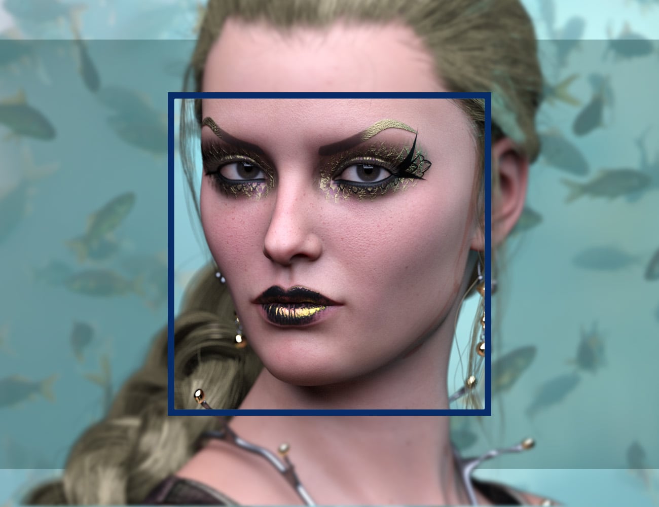 Sailors Ruin Mermaid-Inspired Geoshell Makeup for Genesis 3 and 8 ...