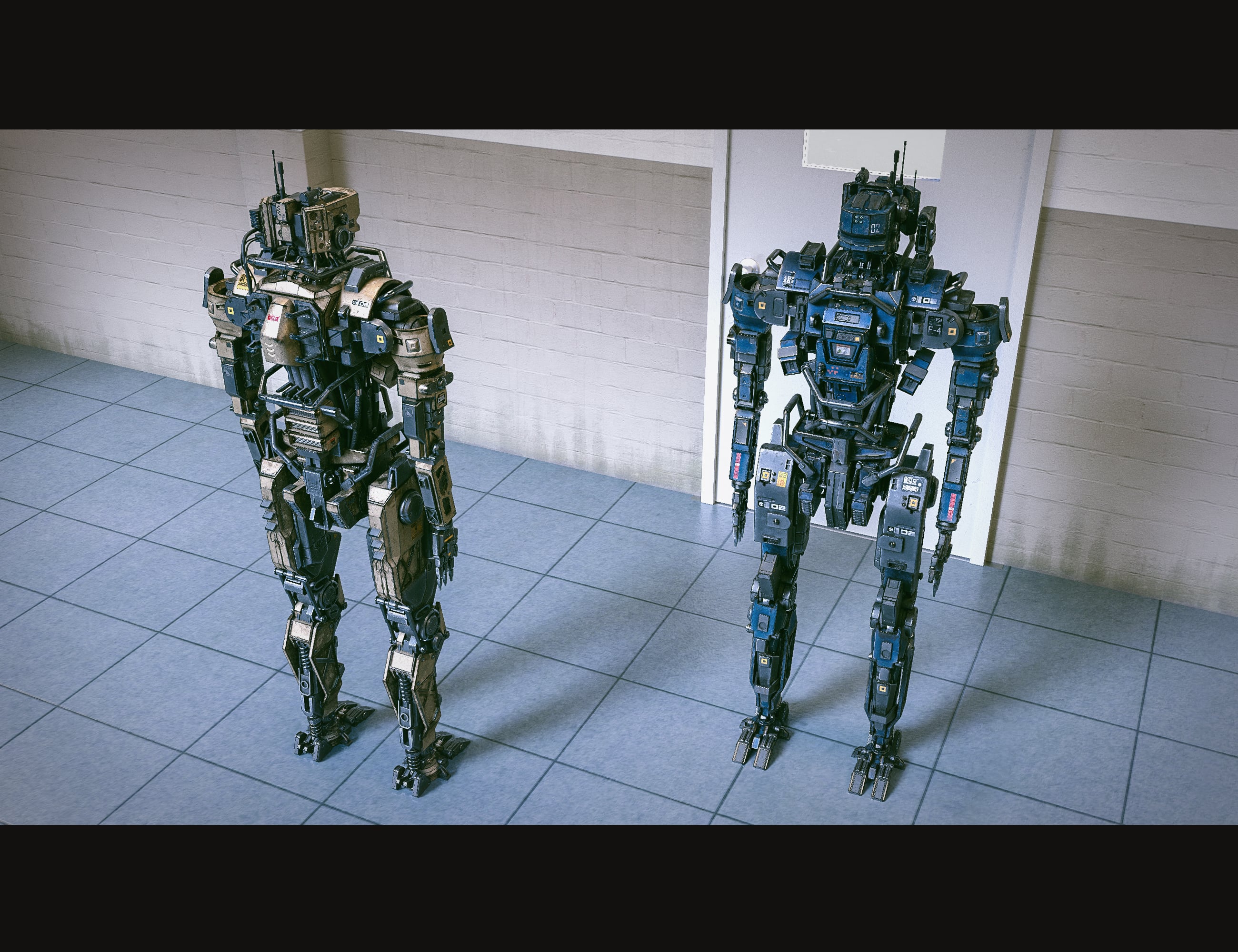 Cyberpunk MEC Droid and Weapons Bundle | Daz 3D
