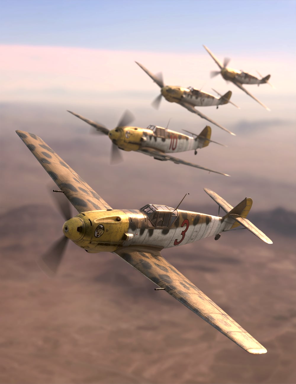 WW2 Axis Warplanes Bundle | Daz 3D