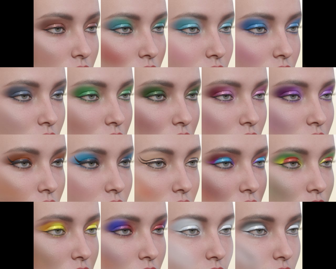 Ultimate PBR Shader Makeup for Genesis 8.1 Females | Daz 3D