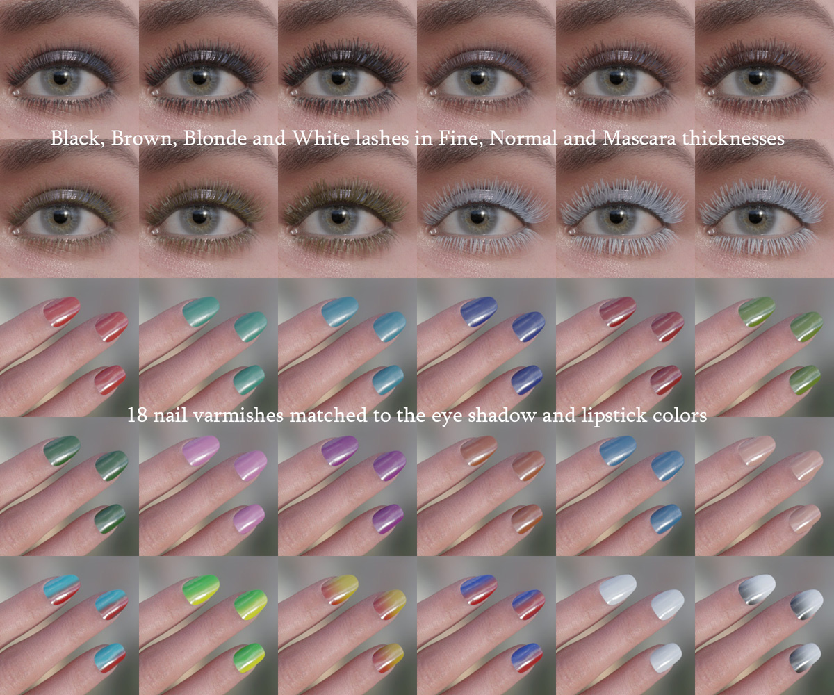 Ultimate PBR Shader Makeup for Genesis 8.1 Females | Daz 3D