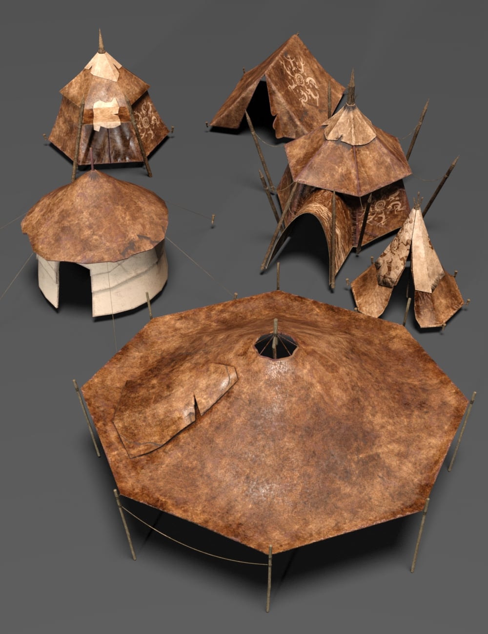 Fantasy Tent Textures | Daz 3D