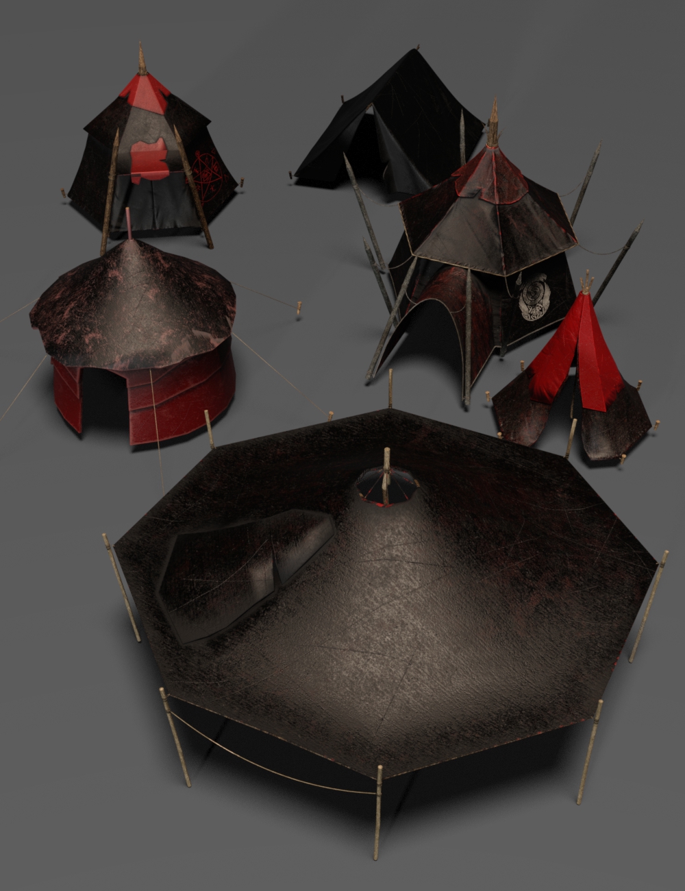 Fantasy Tent Textures | Daz 3D