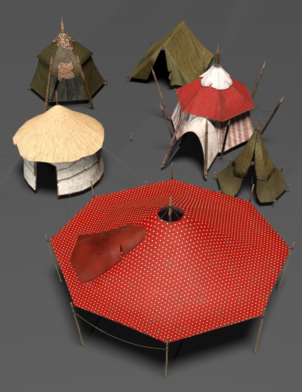 Fantasy Tent Textures | Daz 3D