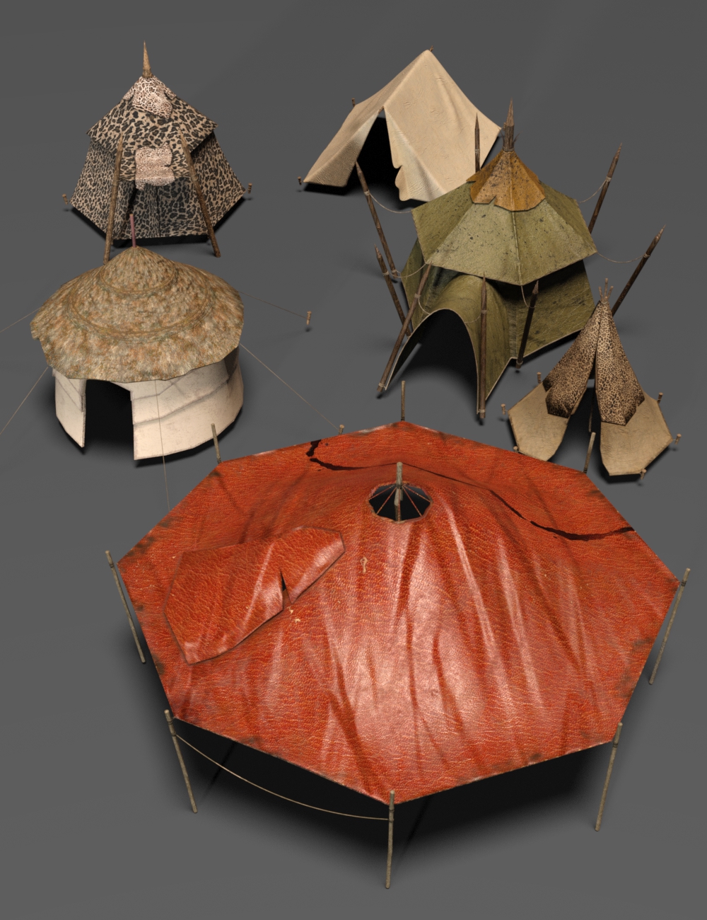 Fantasy Tent Textures | Daz 3D