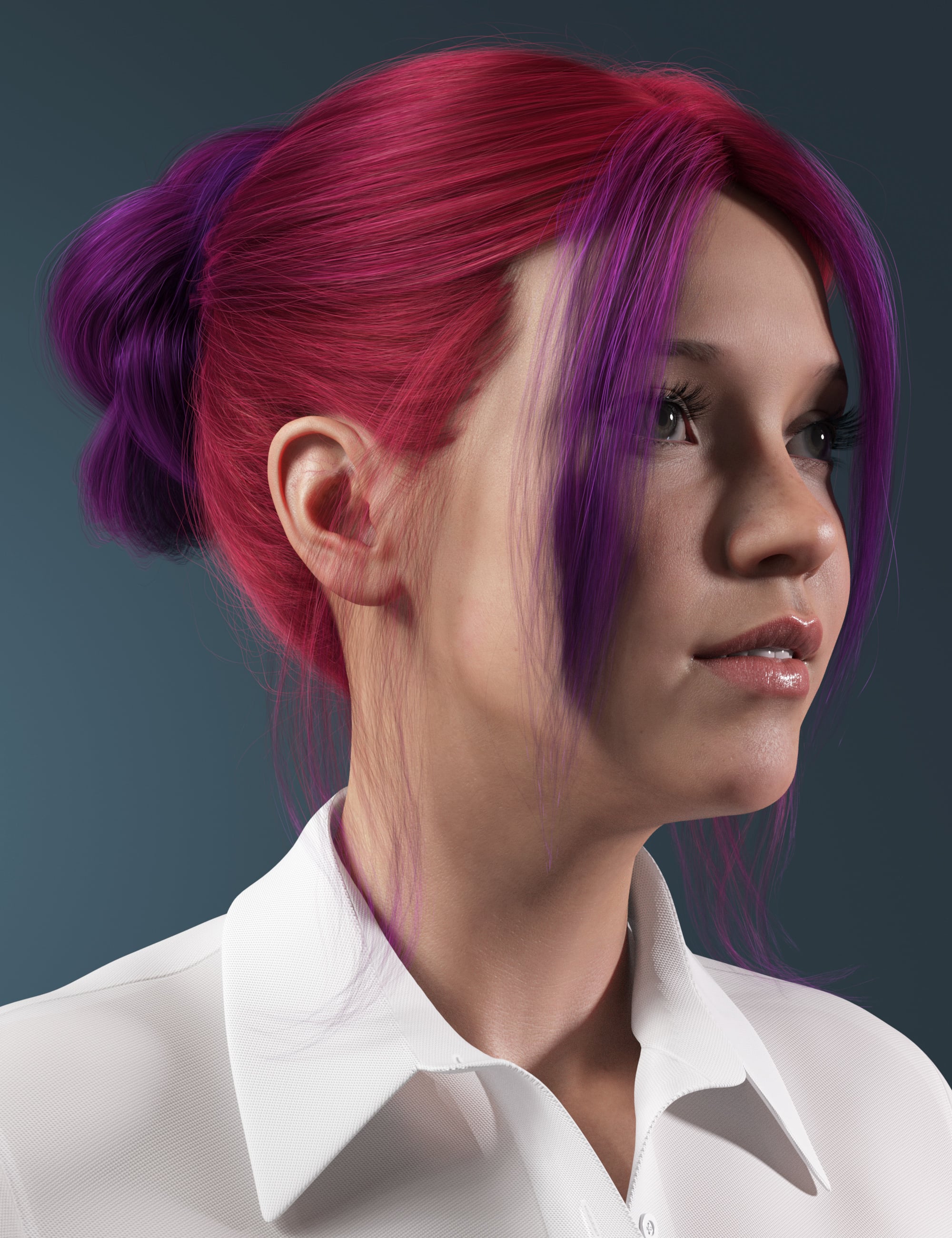 MEGA Updo 2 Hair Texture Expansion | Daz 3D