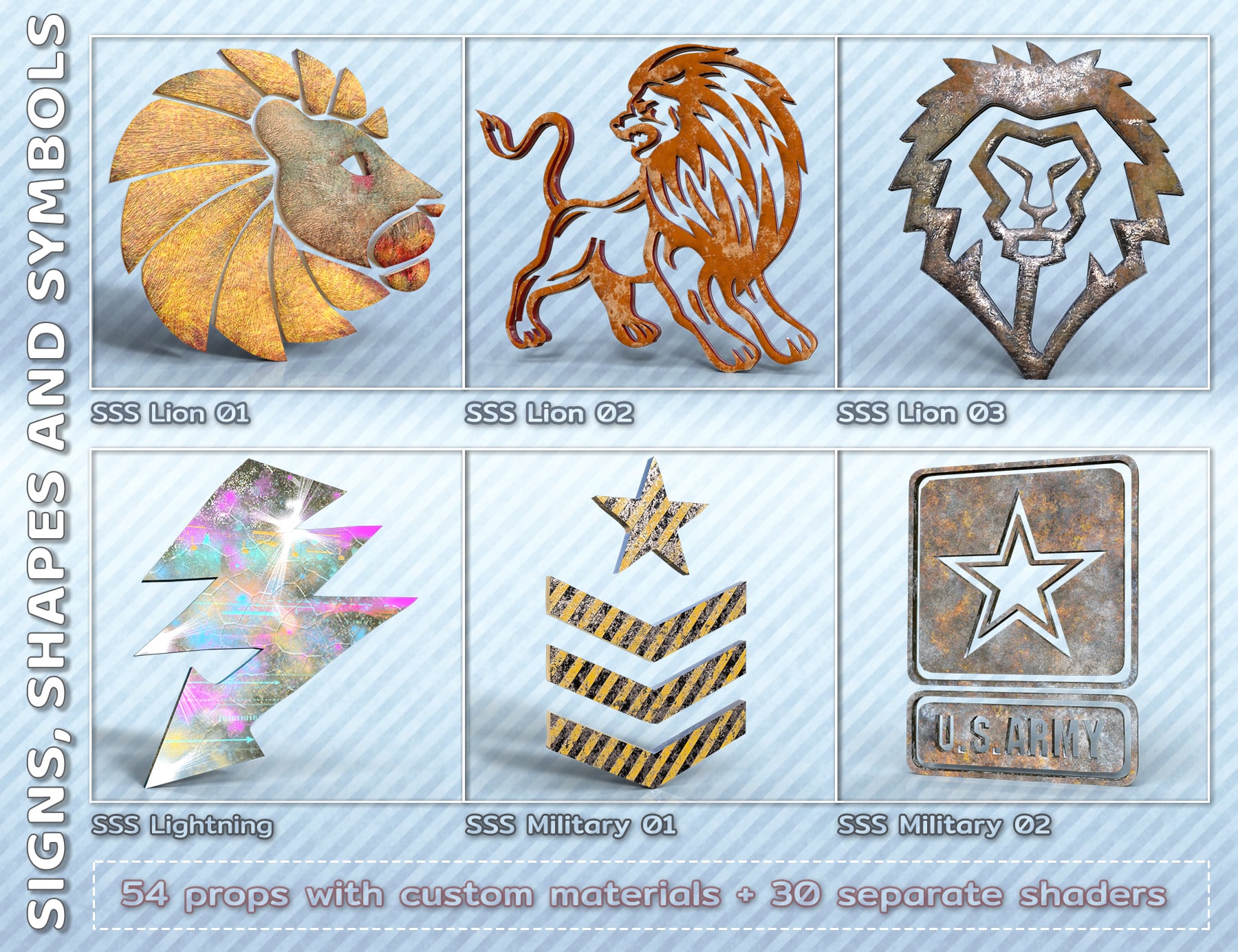 Signs, Shapes and Symbols for DAZ Studio | Daz 3D