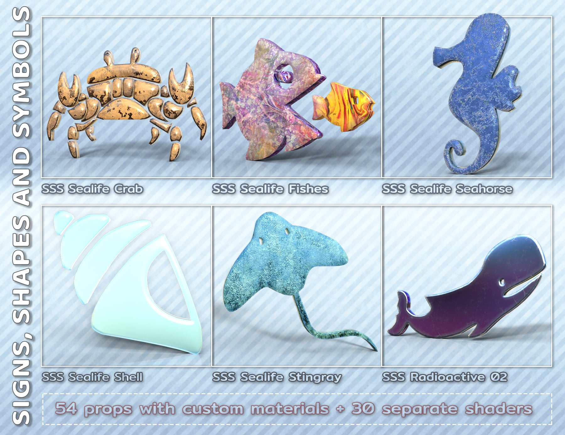 Signs, Shapes and Symbols for DAZ Studio | Daz 3D