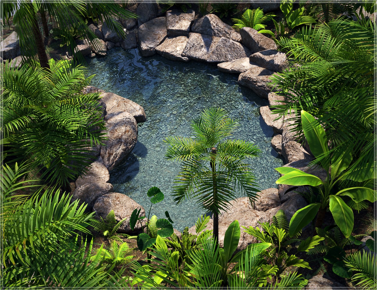 Lagoon Pool | Daz 3D
