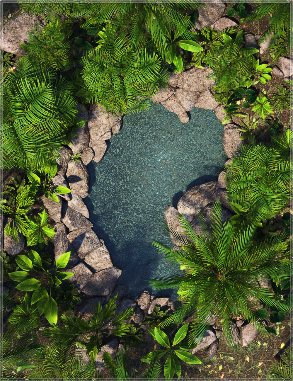Lagoon Pool | Daz 3D