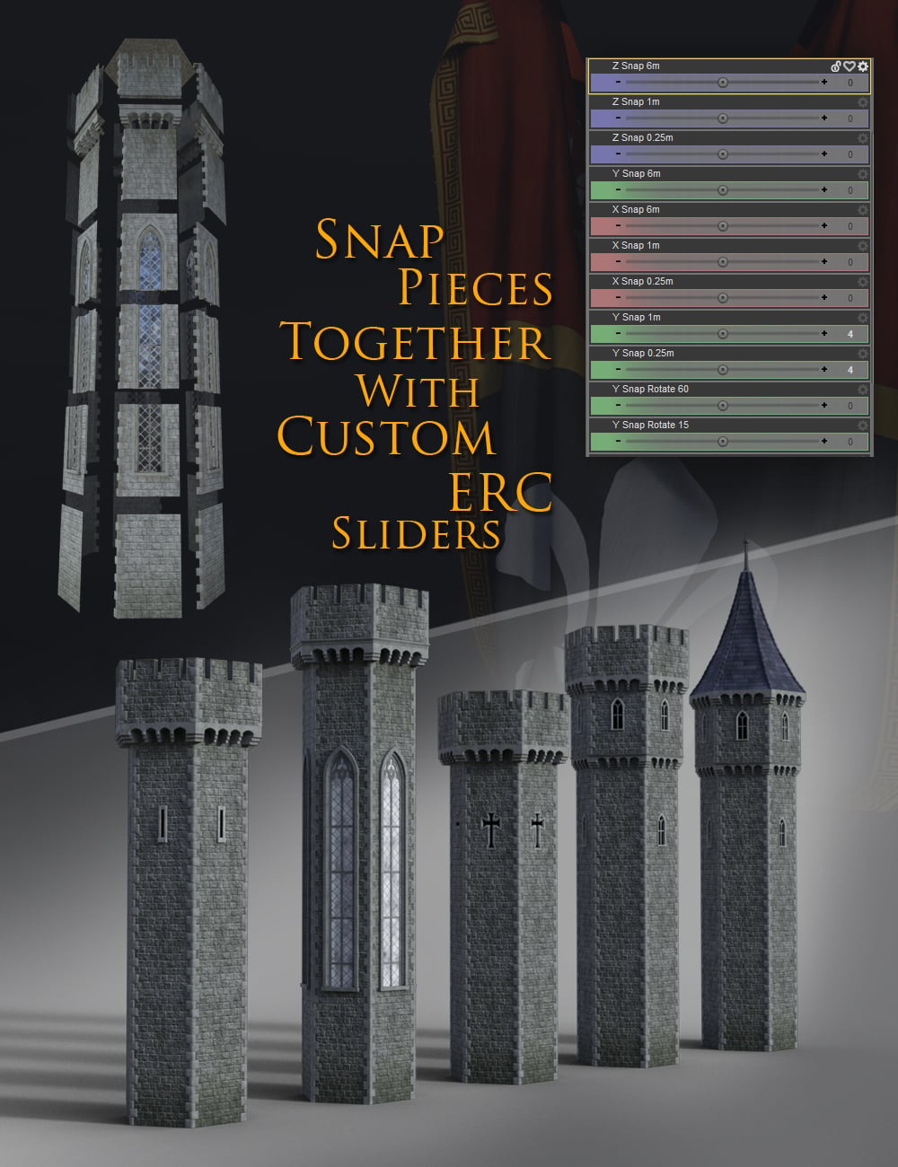 Castle Creator for Daz Studio | Daz 3D