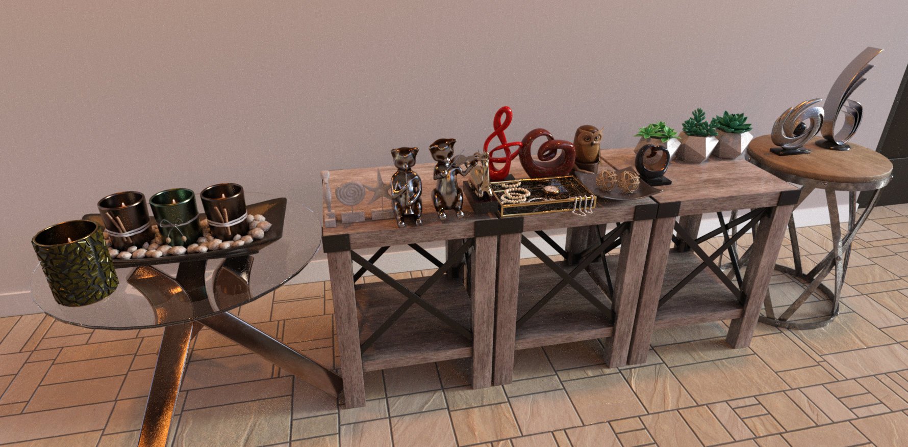 FG Table Top Trinkets | Daz 3D