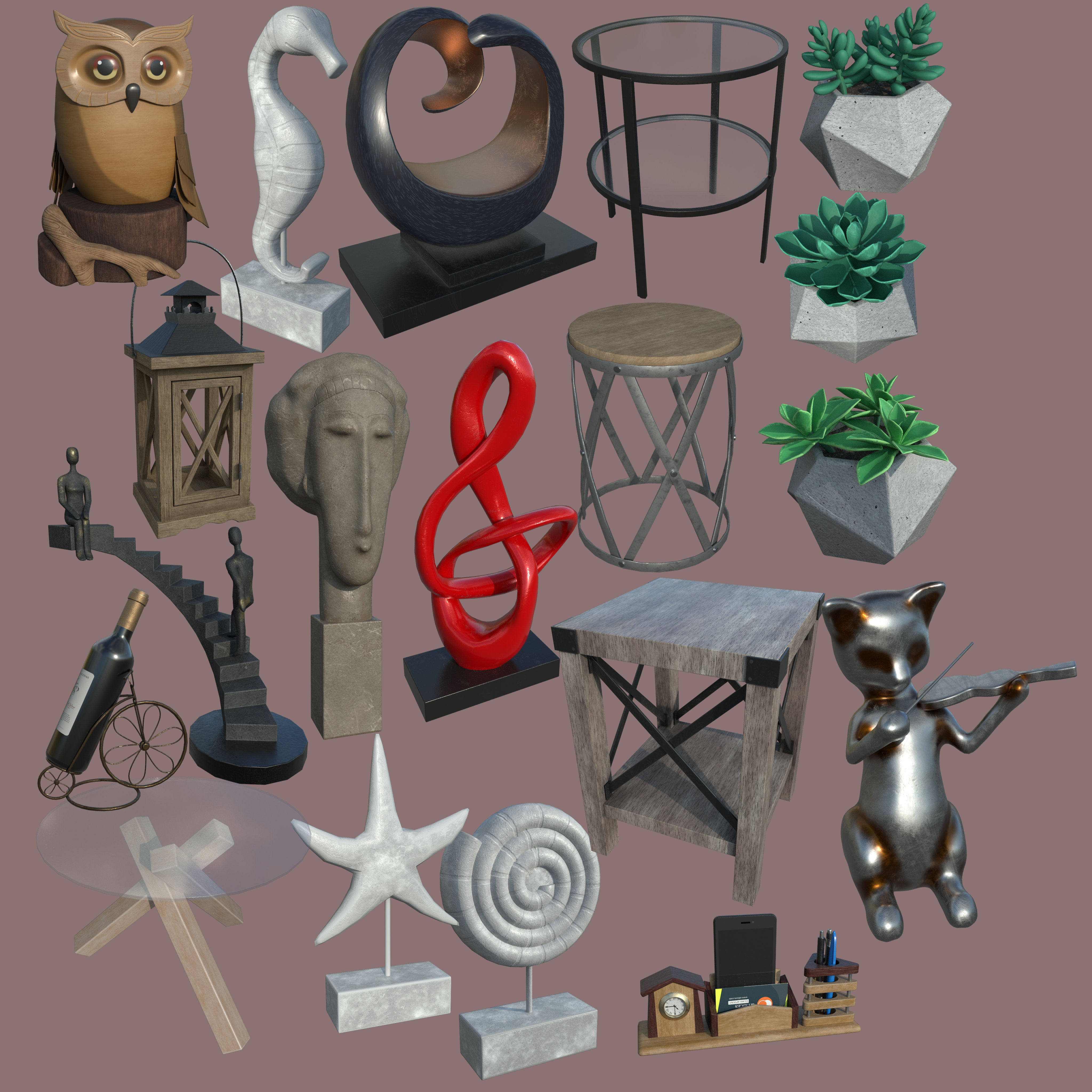 FG Table Top Trinkets | Daz 3D