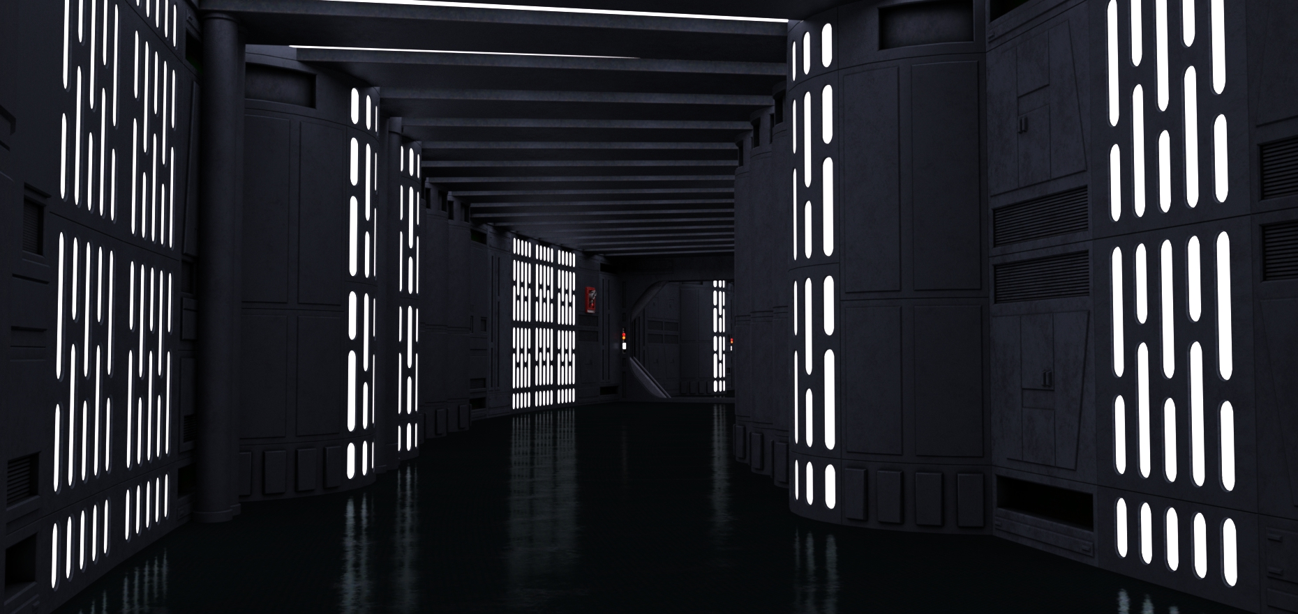 TALON Dark Space Walls | Daz 3D