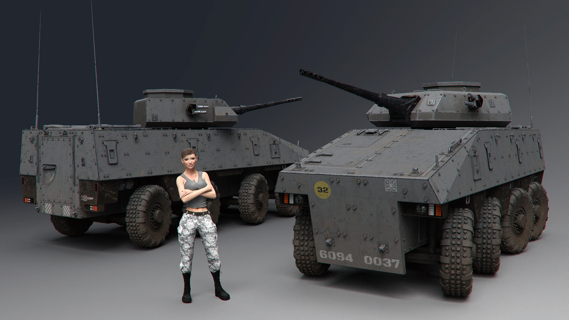 Armored Infantry Fighting Vehicle | Daz 3D