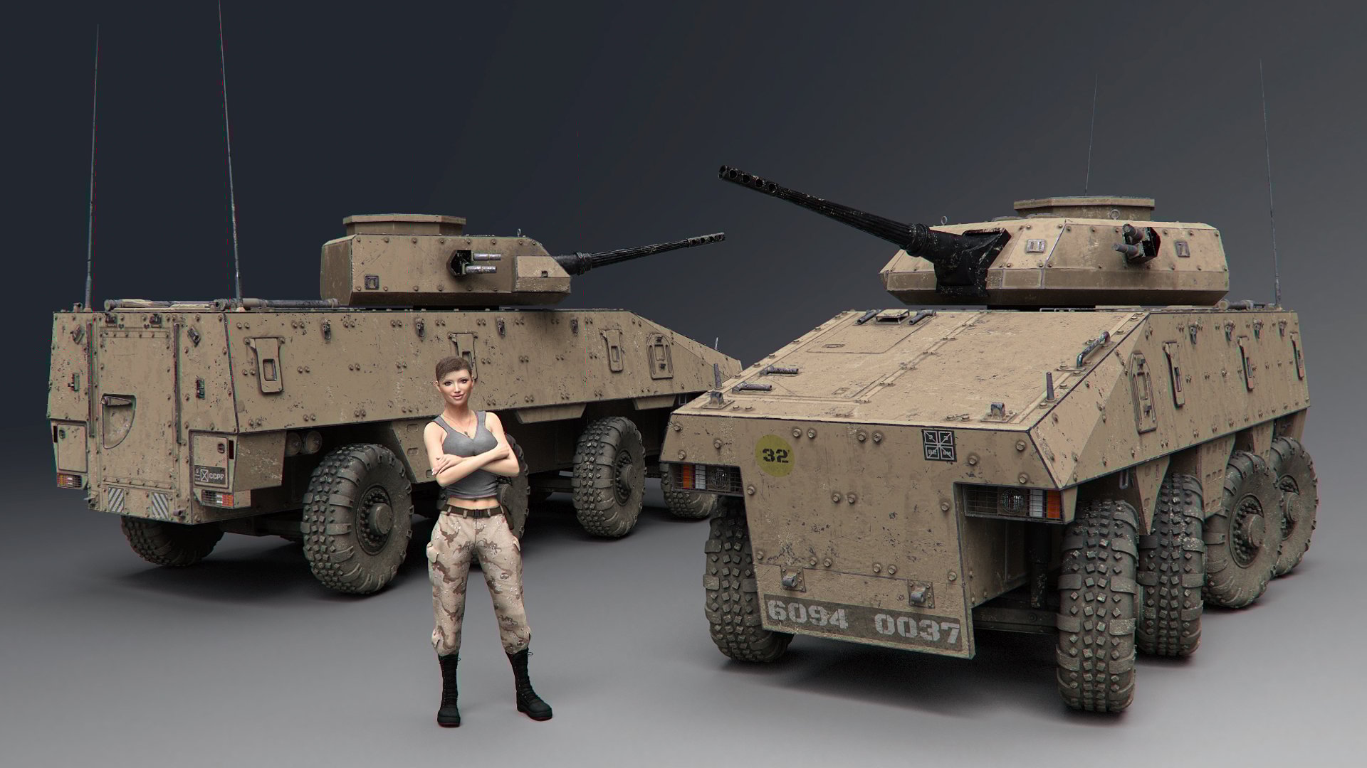 Armored Infantry Fighting Vehicle | Daz 3D