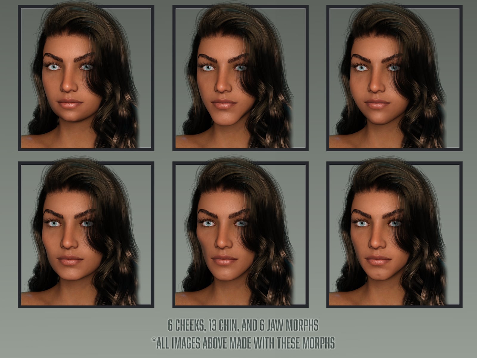 Twizted Detailed Face Morphs for Genesis 8 and 8.1 Female | Daz 3D