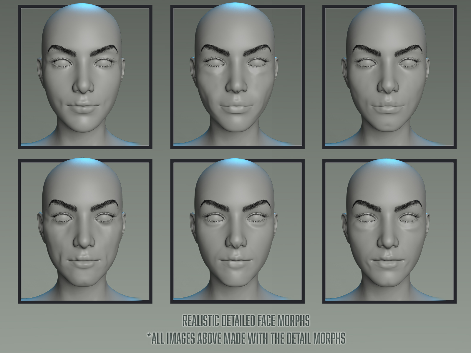 Twizted Detailed Face Morphs for Genesis 8 and 8.1 Female | Daz 3D