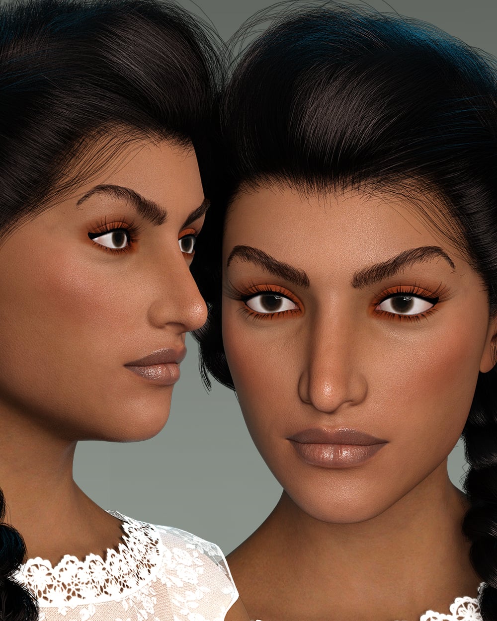 Twizted Detailed Face Morphs for Genesis 8 and 8.1 Female | Daz 3D