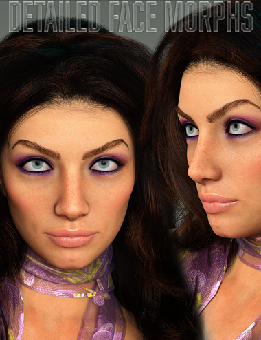 Twizted Detailed Face Morphs for Genesis 8 and 8.1 Female | Daz 3D