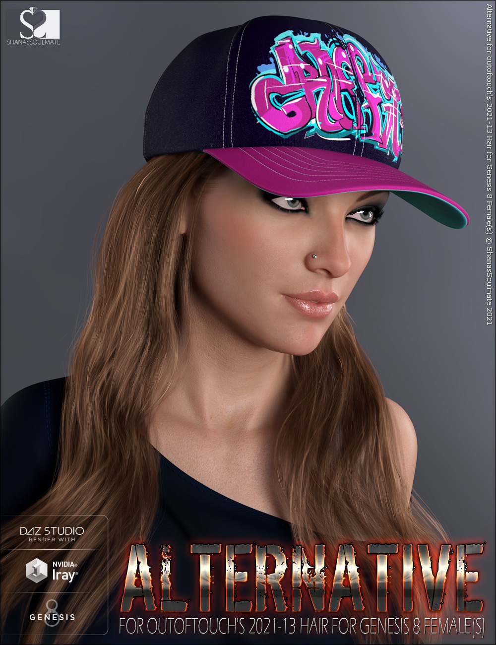 2021-13 Hair Alternative Textures | Daz 3D