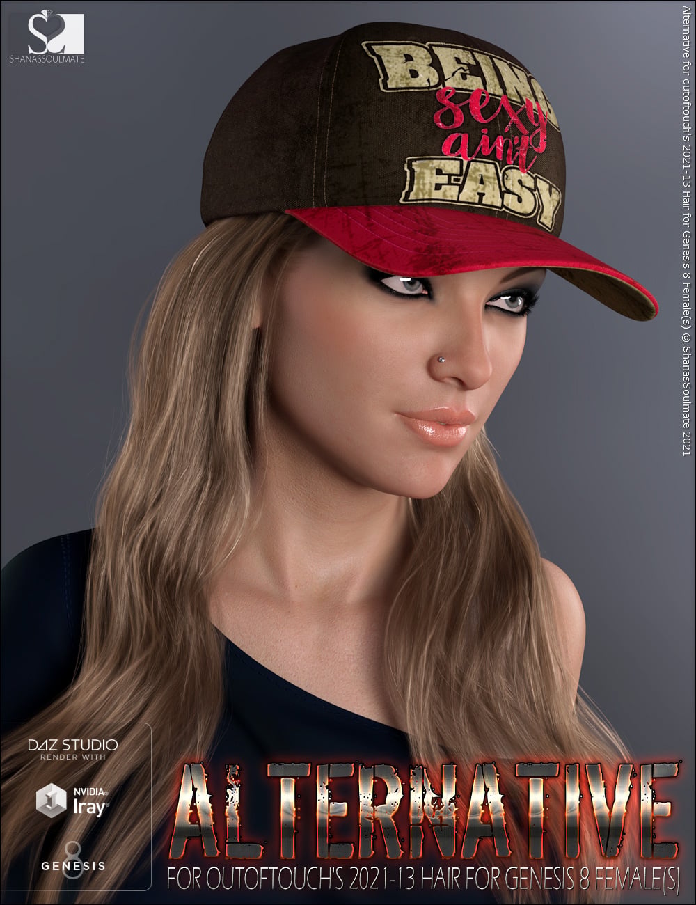 2021-13 Hair Alternative Textures | Daz 3D