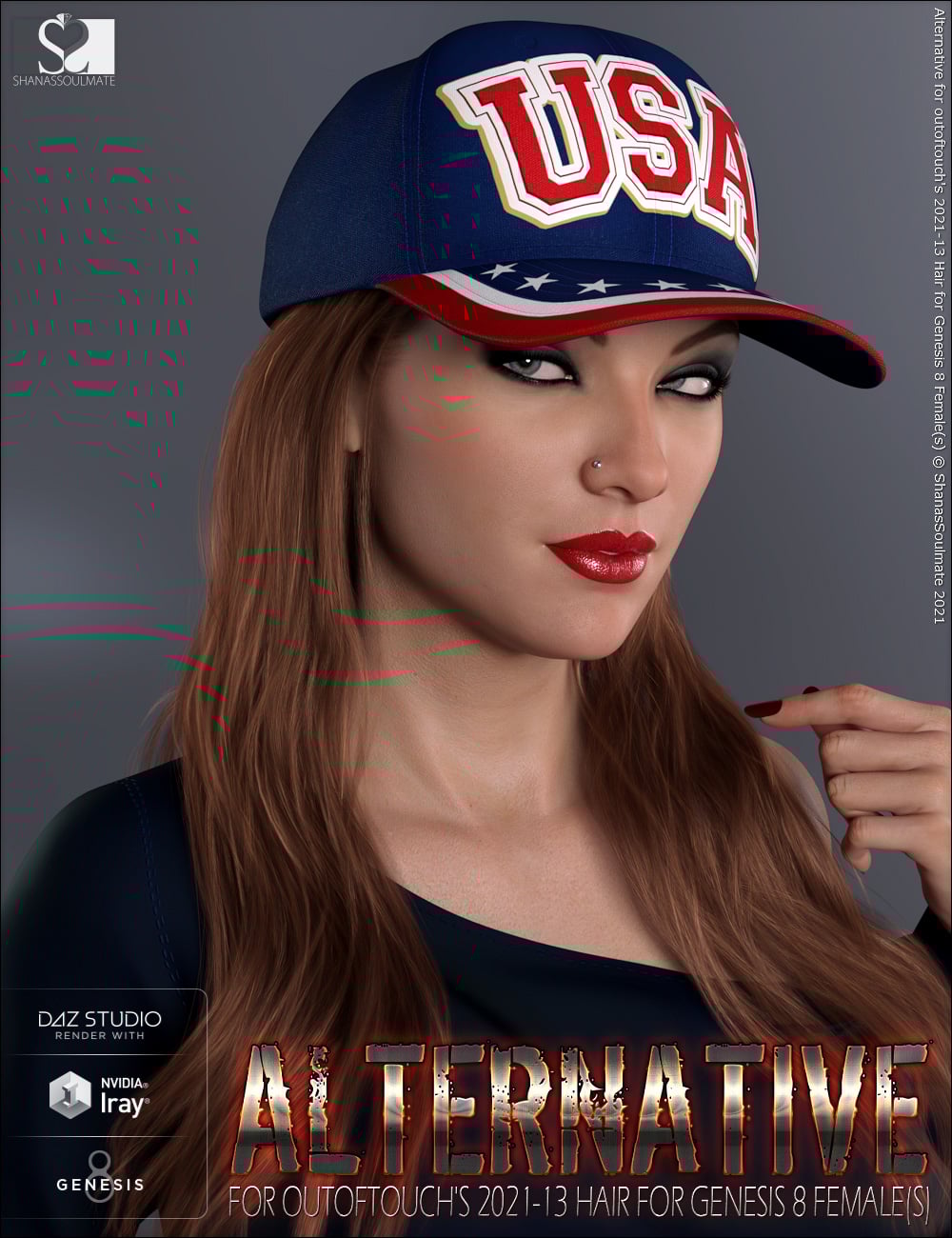 2021-13 Hair Alternative Textures | Daz 3D
