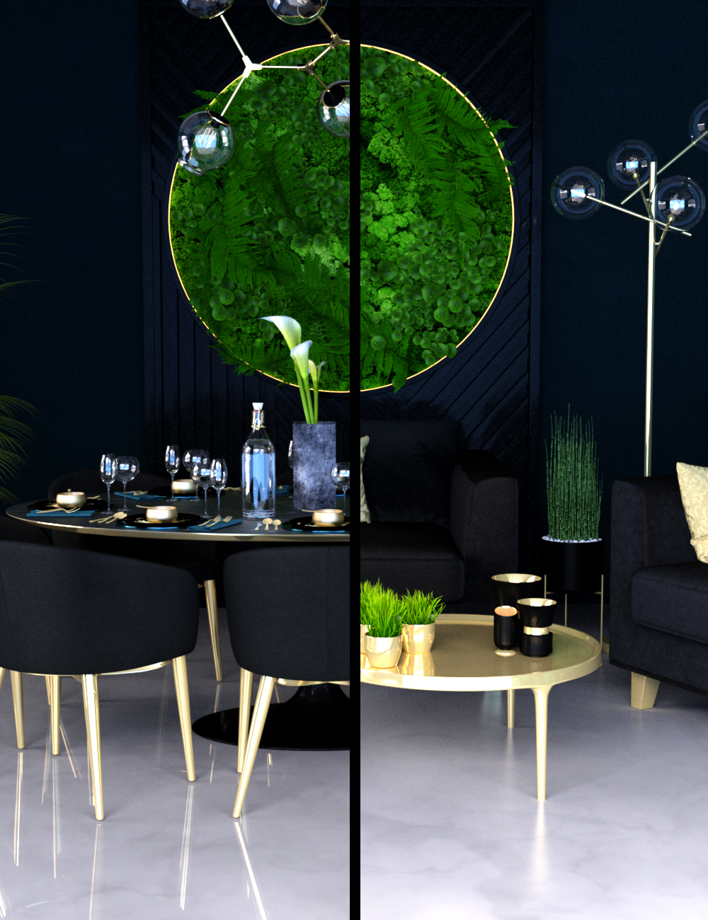 Elegant Modern Vignette | Daz 3D